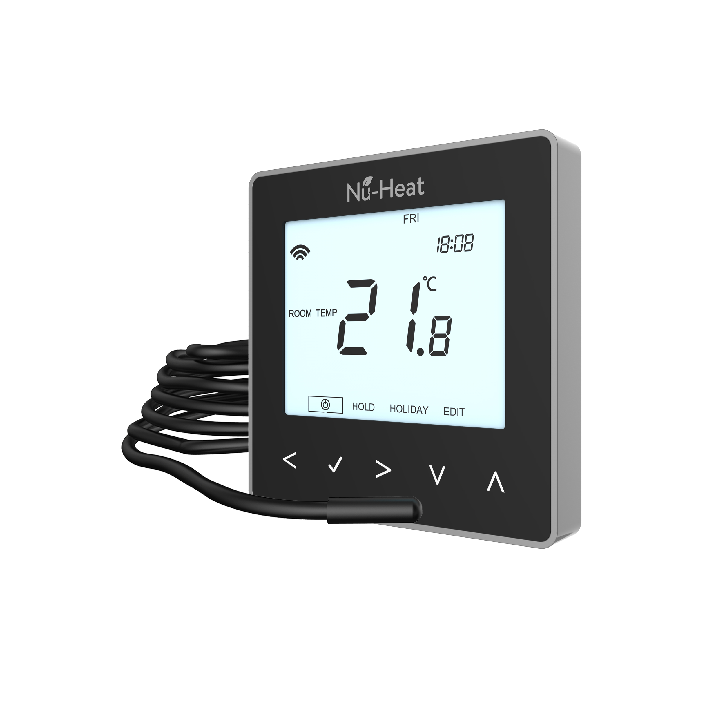 neoStat V2 Black 16A Thermostat - EneoStatBv2-C | Nu-Heat