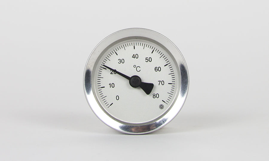 OMSTG-C - Manifold temperature gauge (Stainless manifold) | Nu-Heat
